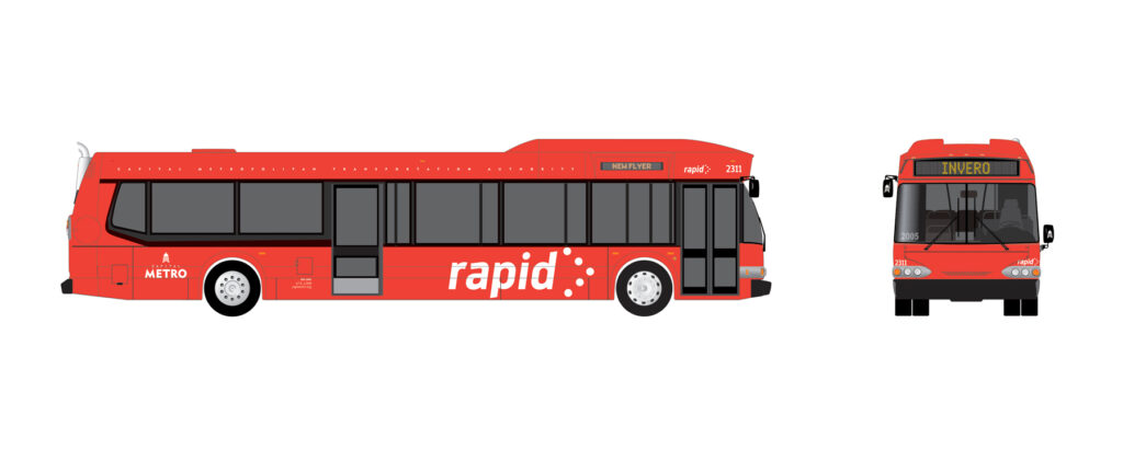 Capital Metro - Rapid Bus Service - fd2s